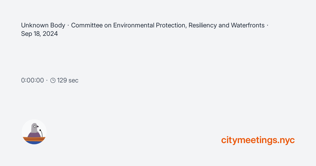 Testimony by Kevin McGee, Environmental Health and Safety Professional ...
